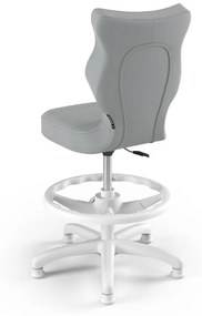Entelo Kancelářská židle pro děti k psacímu stolu ŠEDÁ Zvolte rozměr: dítě 119 - 142 cm (výška stolu 68 - 81 cm)