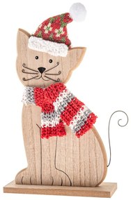 Dřevěná vánoční figurka (výška 29 cm) Cat – Dakls