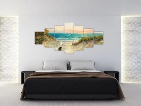 Obraz - Písečná pláž (210x100 cm)