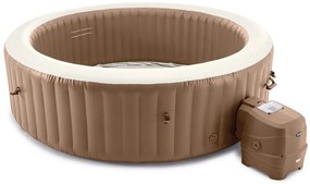 Intex | Vířivý bazén Pure Spa Bubble HWS 8 NP + Solární sprcha UNO 35 l hliníková s LED světlem | 19900165