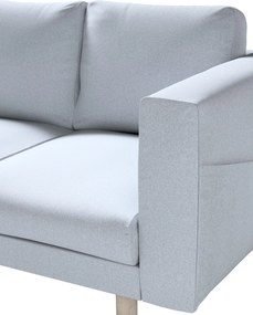Potah na pohovku IKEA Norsborg 3-místná barva modrá látka pletený vzor