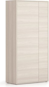 Šatní skříň s výsuvem BLOCK, 850 x 400 x 1748 mm, dub přírodní