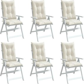 vidaXL Souprava polštářů pro vysokou židli 6 ks Polyester [4002357] Barva: melanžová krémová
