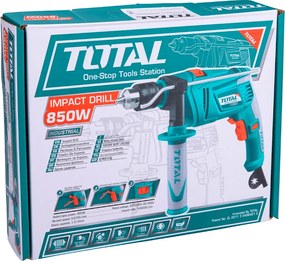 Vrtačka s příklepem, 850 W TOTAL TG109136