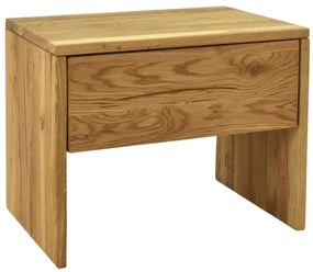 OnaDnes -20% Woody Masivní dubový noční stolek Matteo 48,5 x 38 cm