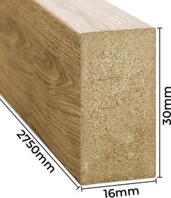Lameo Dekorativní stěnová lamela mini - přírodní dub 16x30
