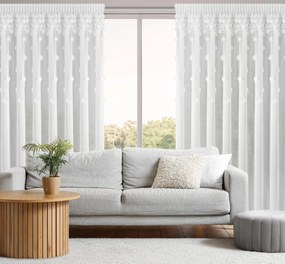 ZÁCLONA NA PÁSCE DIANA3 350X270 CM BÍLÁ
