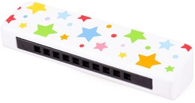 Bigjigs Toys Dřevěná harmonika hvězdičky 1 ks