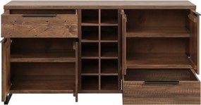 furniture-nabytek.cz - Obývací stěna z borovice Sidora