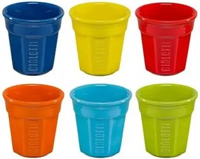 Bialetti set hrnků na espresso 90 ml (6 ks) vícebarevný