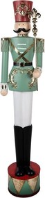 Kovová dekorace Louskáček Nutcracker - 34*29*152 cm