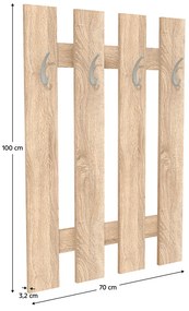 Kondela Věšáková stěna, dub sonoma, KORADO NEW KV11