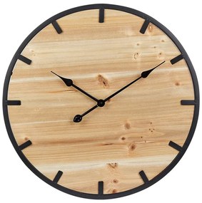 Nástěnné hodiny ø 60 cm Charlie (světlé dřevo). 1078244
