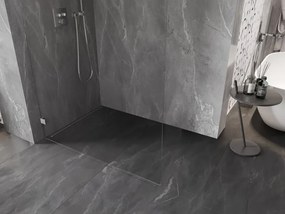 Mexen Lunar sprchová stěna Walk-in levá 140 x 200 cm, transparentní 8 mm, chrom - 830-140-000-01-00-L
