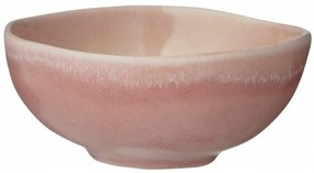 BUNGALOW Keramická mistička Mini Jazzy Powder, růžová barva, keramika