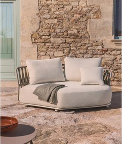 Béžová/taupe zahradní modulární pohovka 167 cm Osani – Kave Home