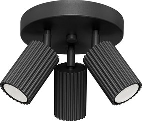 Sollux Lighting Stropní svítidlo KARBON 3P černé