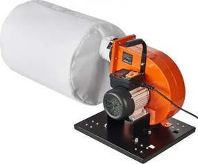 Sběrač prachu, průtok vzduchu 0,75 kW 13026 l/min, odvalovací s 79,5 l
