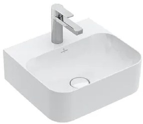 Villeroy & Boch Finion - Umývátko bez přepadu, 430x390 mm, s CeramicPlus, alpská bílá 436443R1