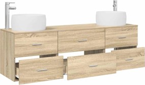 Sada koupelnového nábytku 3 ks Dub sonoma 49,5 x 44,5 x 66 cm 3405917