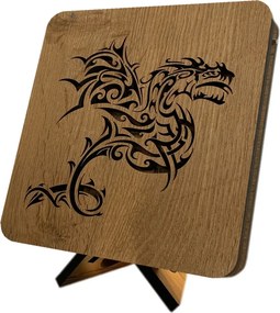 Li-Go "Drak" lampa 19x19 cm provedení povrchu: dub světlý