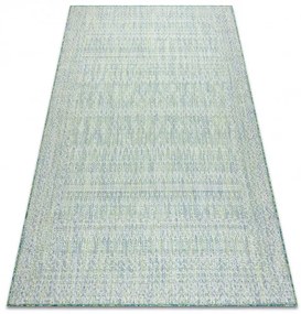 Dywany Łuszczów Kusový koberec Sion Sisal Aztec 22184 green/blue/ecru – na ven i na doma - 180x270 cm