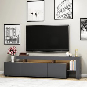 Hanah Home TV stolek Beliz - Anthracite, Antracitová