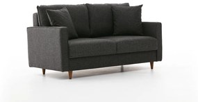 Atelier del Sofa 2-místná pohovka Eva - Anthracite, Antracitová