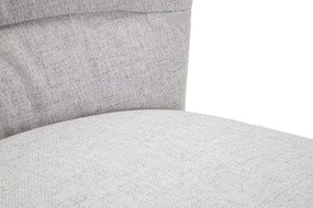 Sada 2 ks jídelních židlí Losanna šedá/černá