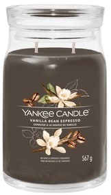 Yankee Candle Signature svíčka velká Vanilla Bean Espresso, 567g