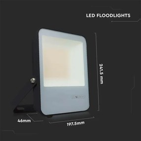 LED Reflektor LED/50W/230V 6400K IP65 černá