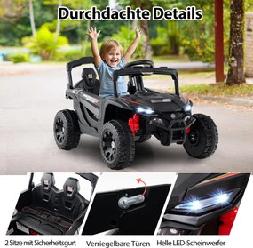 Costway Dětské 12 V elektrické auto s dálkovým ovládáním Electric