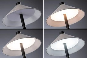 Paulmann 71176 Pellini, béžová stolní lampička na baterii, 2W LED 3000-6500K, výška 37cm