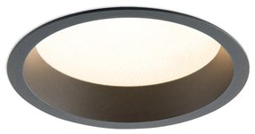 LED2 2250533DT ZETA S zápustné svítidlo LED D136mm 15W/1620lm 3000K IP44 TRIAC černá Bodová svítidla do sádrokartonu a zápustná svítidla