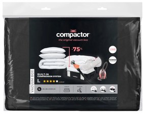 Compactor 3D Black Edition L 145 L vakuový úložný box s pouzdrem - 50 x 65 x 15,5 cm