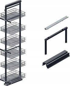 Rejs Maxima Classic Cargo maxi 400/6 úrovní 1900-2100 kovový lak grafit