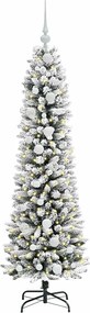 Umělý vánoční stromeček Bílá 150 cm PVC, kov a plast 3396096