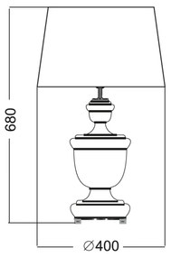 4concepts Designová stolní lampa TIVOLI GOLD