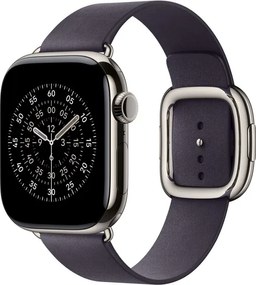 Apple Watch 42/41/40/38mm půlnočně fialový řemínek s moderní přezkou velký