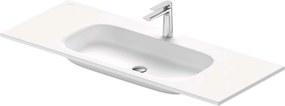 Duravit Sivida - Umyvadlo 122x49 cm, bez přepadu, otvor pro baterii, bílá 2650033200