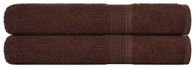 Saunové osušky FROGN 2 ks hnědé 80x200 cm 360 g/m² 136767