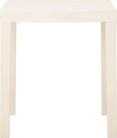 Zahradní stůl bílý 79 x 65 x 72 cm plast 315842