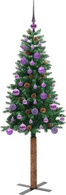 Úzký vánoční stromeček Zelená 150 cm 3394857
