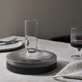 Ferm Living Karafa na víno Ripple 1,1 l