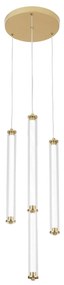 Toolight Moderní LED osvětlení TUBE G024-4CPR zlaté