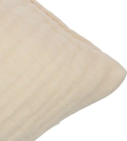 Krémový mušelínový polštář Nova Muslin - 45*45cm
