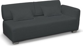 Potah na pohovku Mysinge - 2.místná, jedno boční opěradlo barva šedá látka sametová