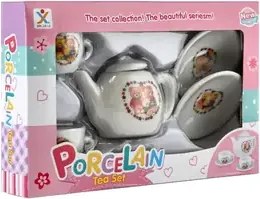 TEDDIES Čajová sada nádobí 6 dílů / Porcelán / V krabici / od 3 let