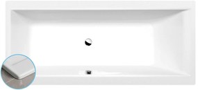 Polysan - Vana Cleo Slim, 180x80x48 cm, bílá 95611S