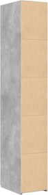 Skříň highboard betonově šedá 30x42,5x185 cm kompozitní dřevo 3281395